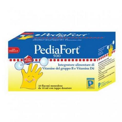 PEDIAFORT 500 INTEGRATORE 10 FLACONI 10 ML - Mister Salute